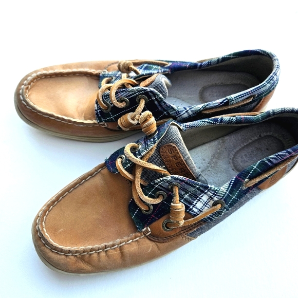 Sperry | Shoes | Sperry Top Sider Boat Shoes In Brown Leather With ...